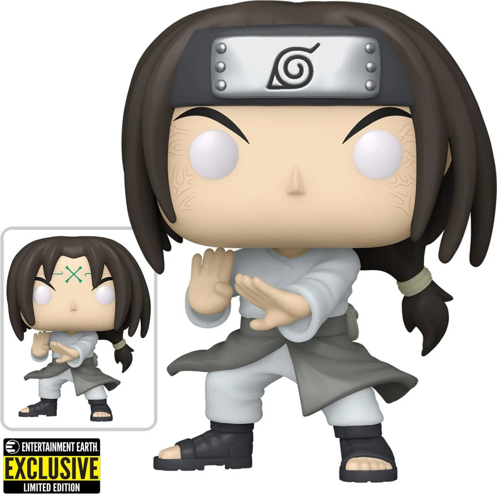 (Common + Chase Bundle) Funko Pop! Naruto Shippuden Neji Hyuga (Entert ...