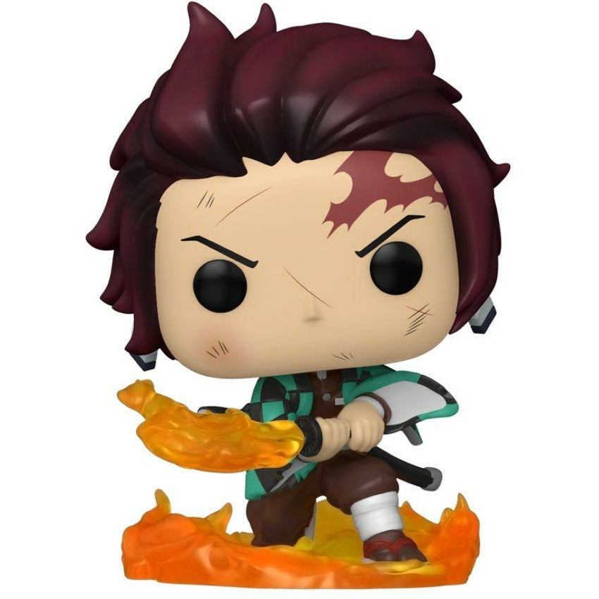 (Penny Pop) Funko Pop! Demon Slayer Tanjiro with Flaming Blade Pop! (S ...
