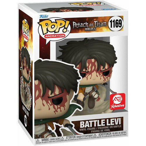 (In Stock March) Funko Pop! Attack on Titan Levi Ackerman Battle Levi ...