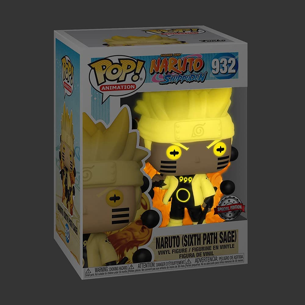 Funko Pop! Naruto Shippuden (Sixth Path Sage) GITD (Special Edition Ex ...