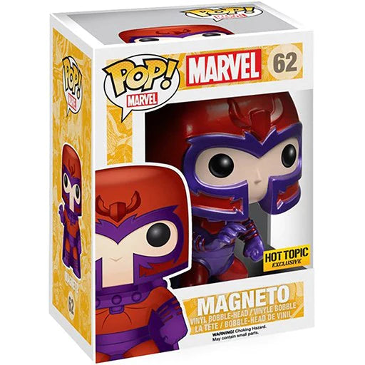 (Non-Mint) (Vaulted) (In Stock) Funko Pop! Marvel Magneto (Hot Topic E ...