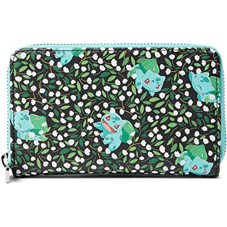 Loungefly Pokemon Bulbasaur Aop Zip-Around Wallet Pokemon One Size ...
