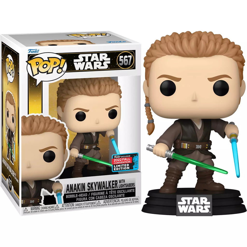 (In-Stock) Funko Pop! Star Wars Anakin Skywalker with Lightsabers (202 ...