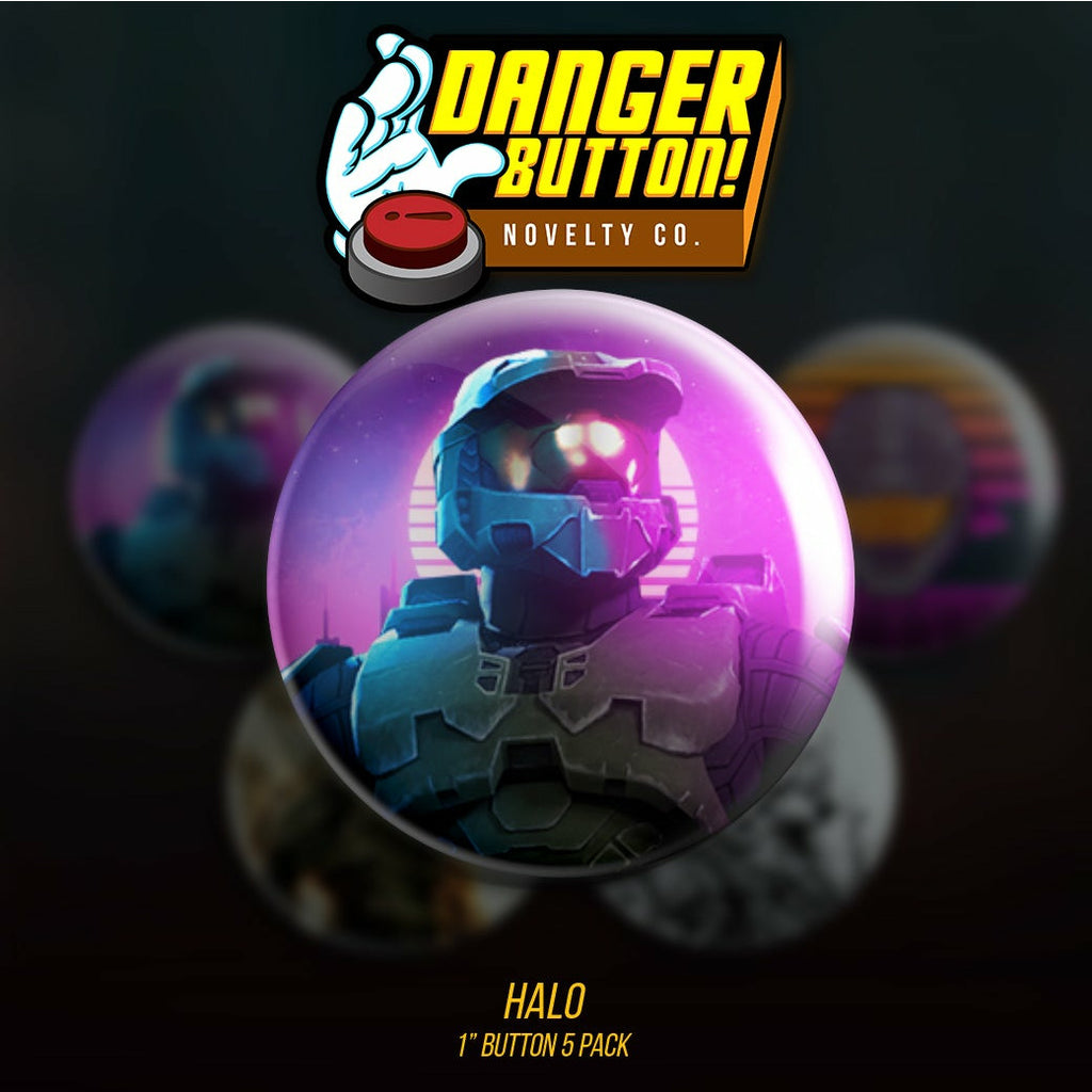 Danger Button! Halo 5 Button Pack (First Form Collectibles Exclusive)