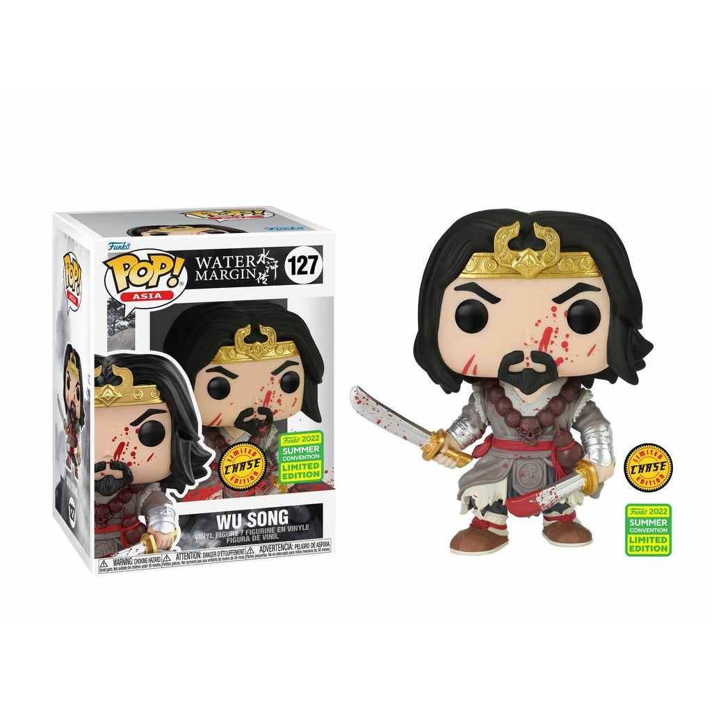 (Chase Bundle) Funko Pop Asia: Water Margin Wu Song (2022 Convention E ...