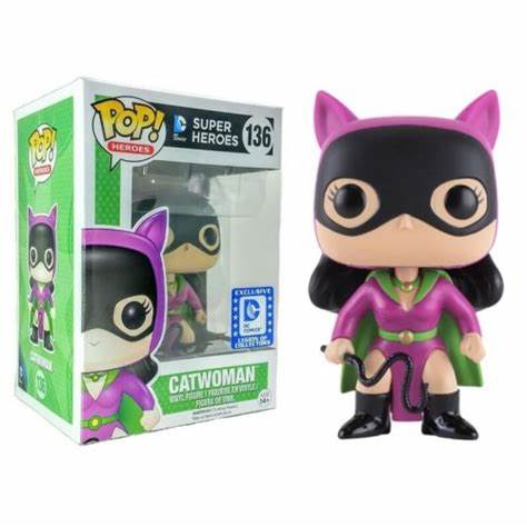 (In-Stock) (Vaulted) Funko Pop! DC Super Heroes Catwoman (DC Exclusive ...