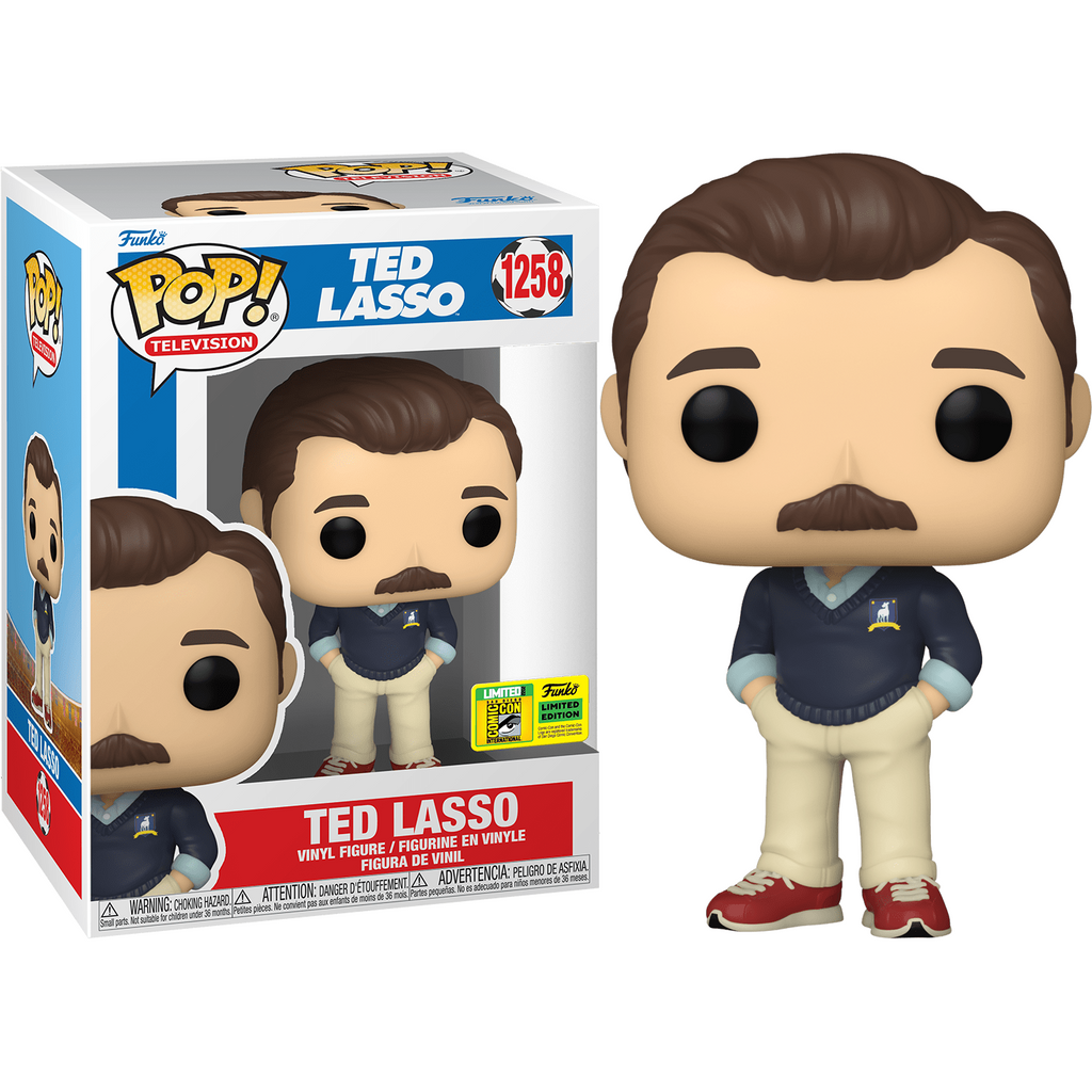 (In Stock) Funko Pop! Television Ted Lasso (SDCC Official Sticker Excl ...