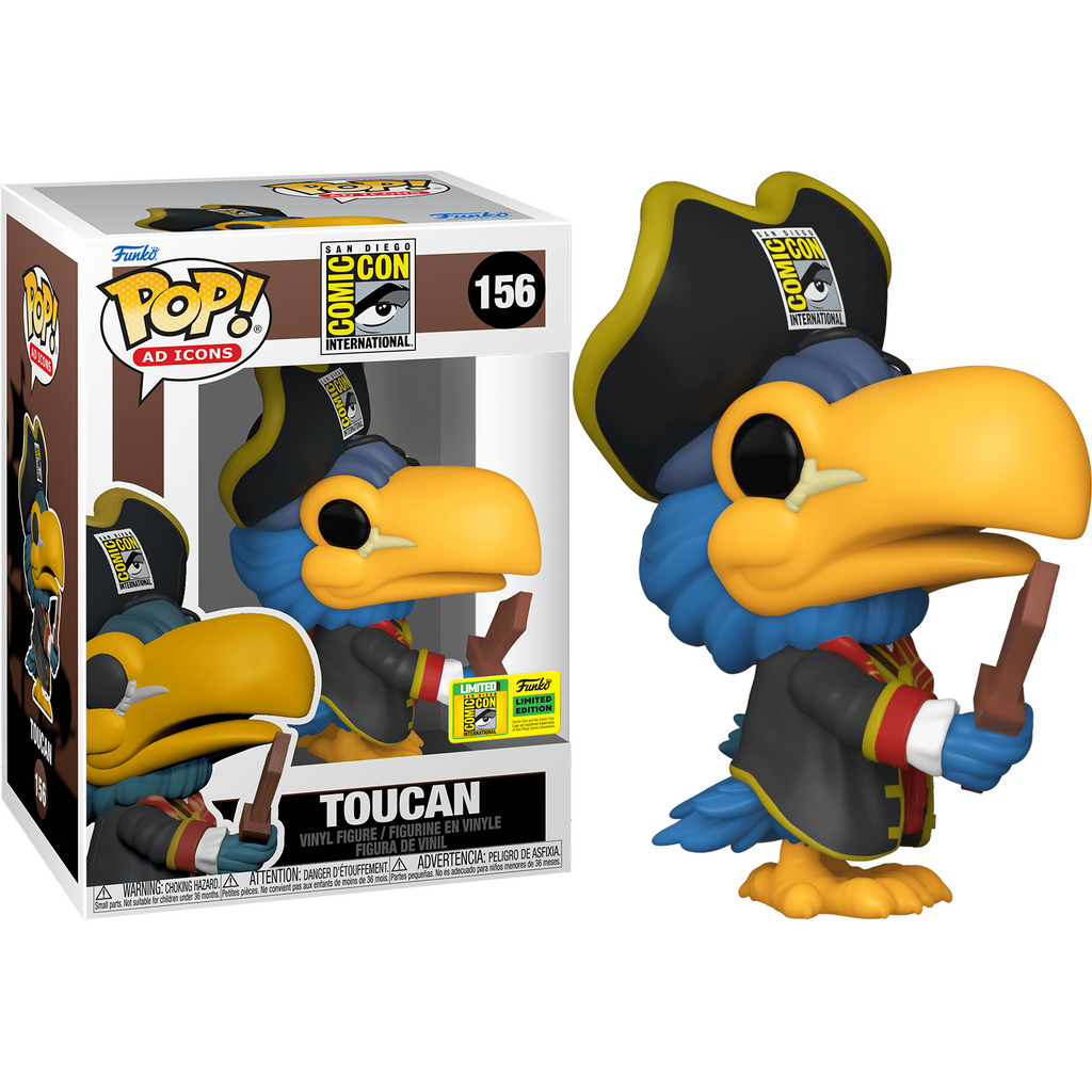 (In-Stock) Funko Pop! Ad Icon Pirate Toucan (SDCC 2022 Official Sticke ...