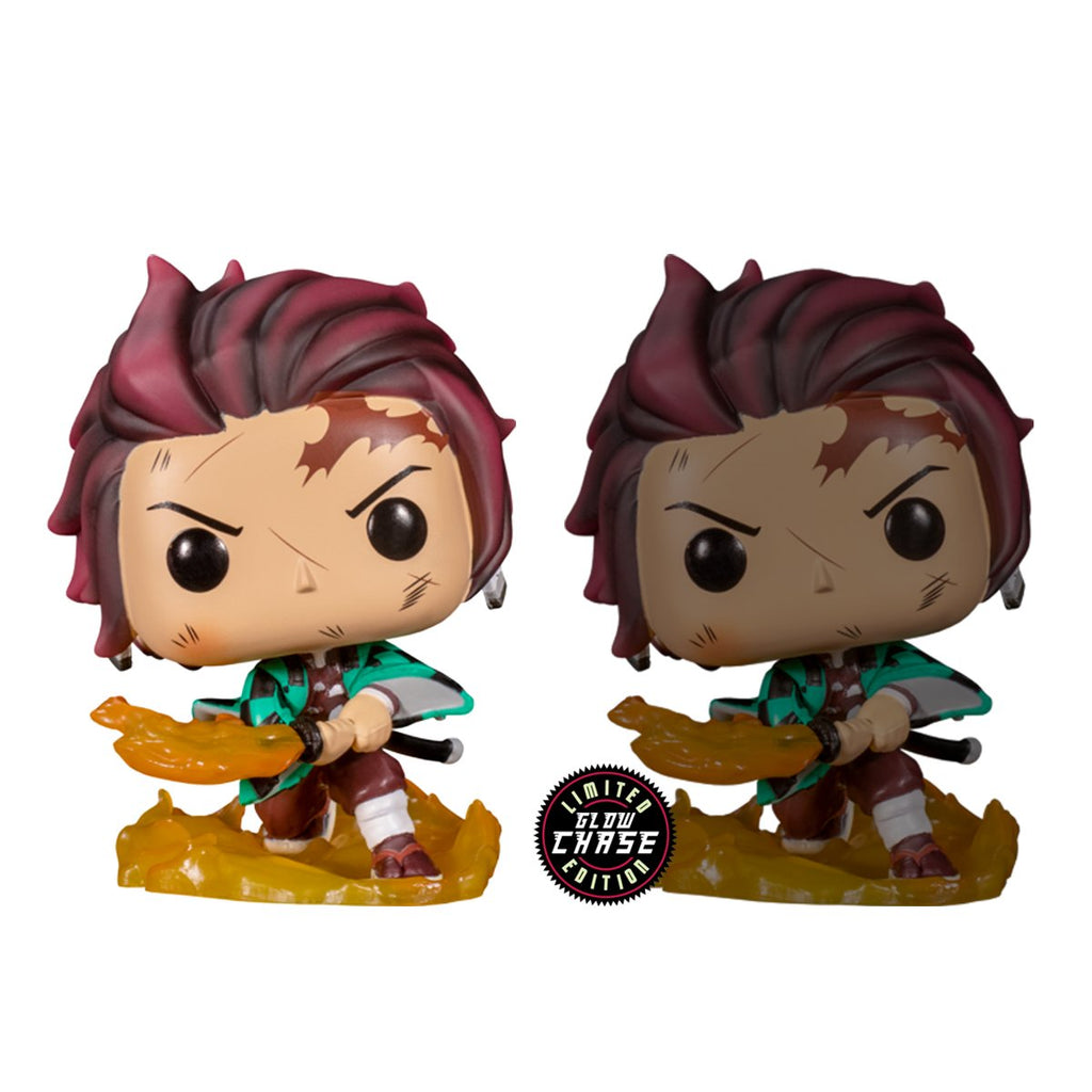 (In-Stock in October) Funko Pop! Demon Slayer Tanjiro with Flaming Bla ...