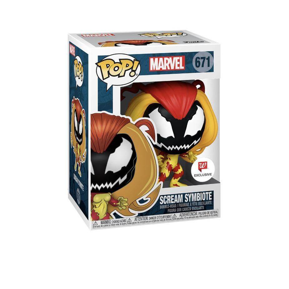 Funko Pop! Marvel Scream Symbiote #671 Walgreens Exclusive– First Form ...