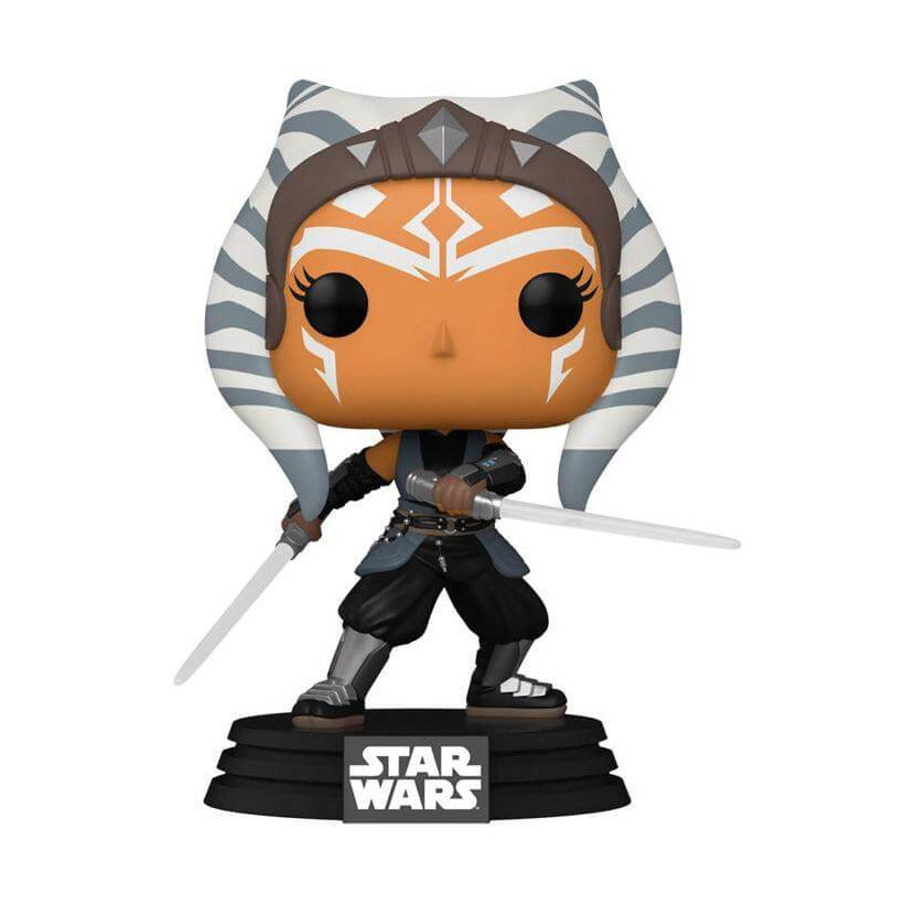 Star Wars: The Mandalorian Ahsoka with Sabers Pop! Vinyl Figure– First ...