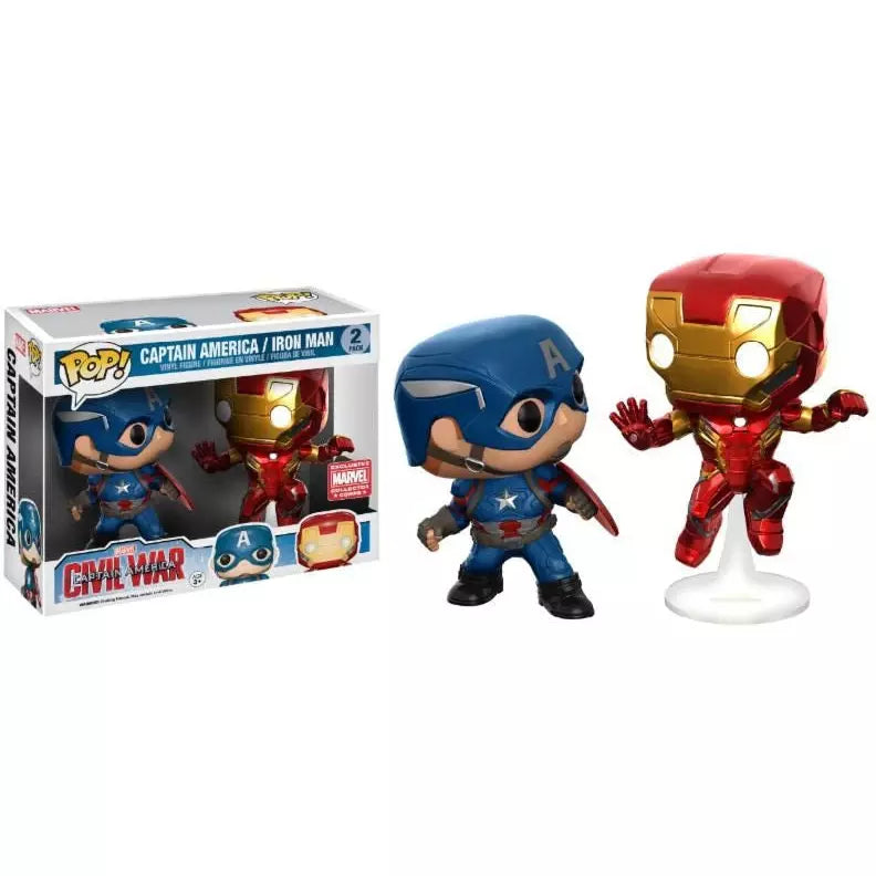 (Non-Mint) (In-Stock) (Vaulted) Funko Pop! Marvel Captain America & Ir ...