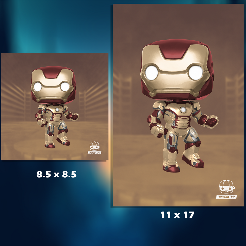 Iron Man 3 Suit (Art by: Funkoncepts)– First Form Collectibles
