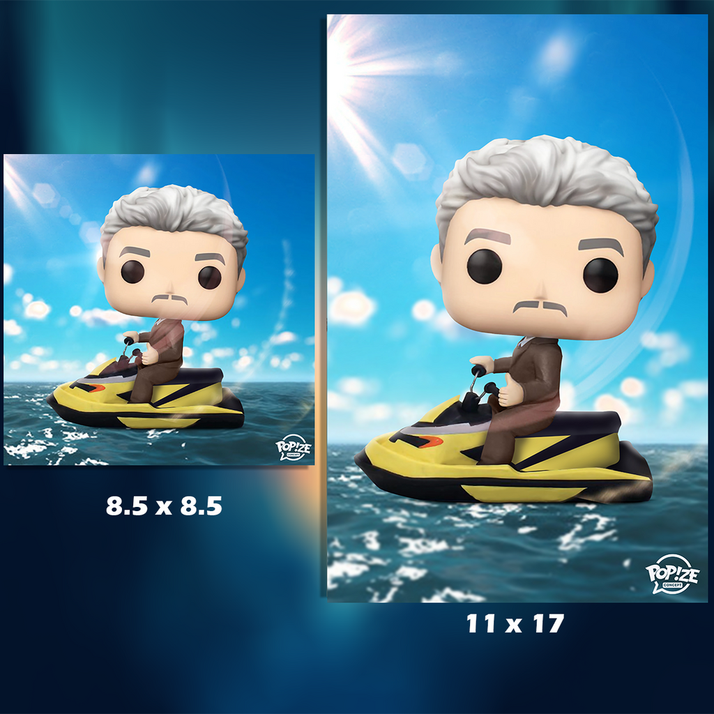 Loki: Mobius on Jet Ski (Art by: Pop.Ize)– First Form Collectibles
