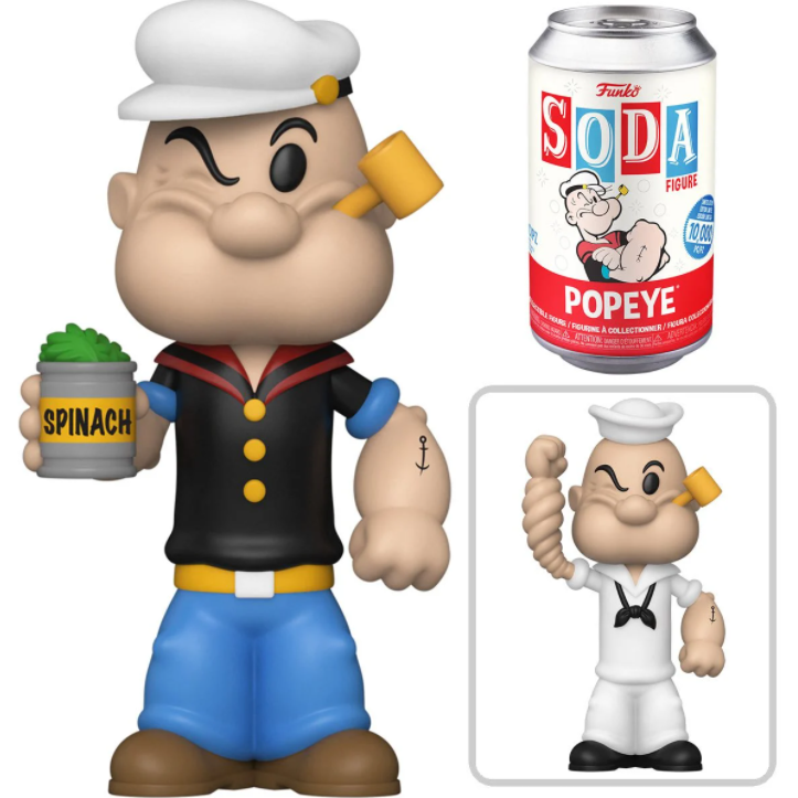 Funko Vinyl Soda Popeye (Chance of Chase) *Pre-Order*– First Form ...